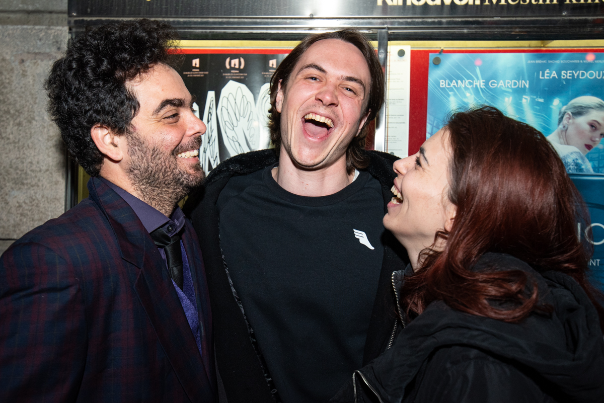 Pogovor z ekipo po premieri filma Prasica, slabšalni izraz za žensko ...